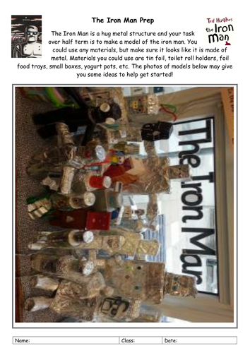 The Iron Man Guided Reading Activities | Teaching Resources