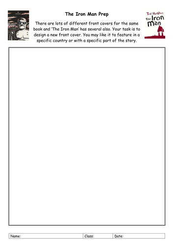 The Iron Man Guided Reading Activities | Teaching Resources