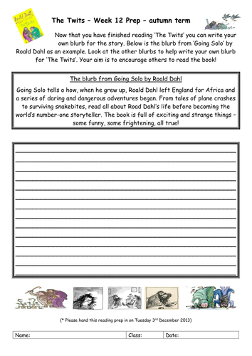 The Twits Guided Reading Activities | Teaching Resources
