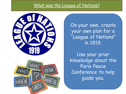 IGCSE League of Nations | Teaching Resources
