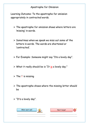 Apostrophe for Omission - Christmas Themed | Teaching Resources