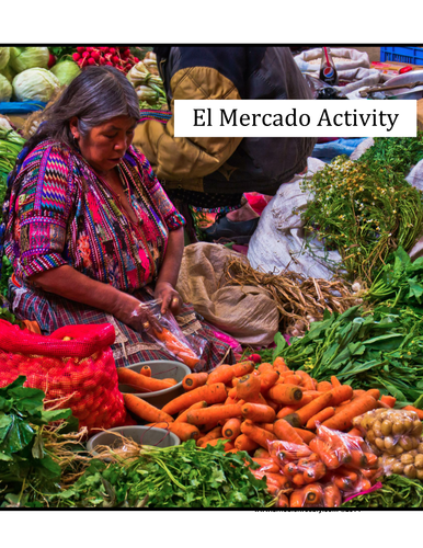 Spanish Marketplace - El Mercado Simulation | Teaching Resources