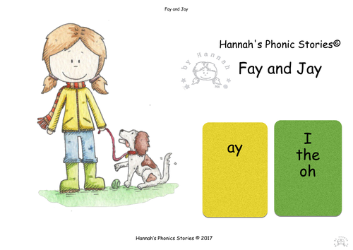 Fay and Jay, Hannah's Phonics Story Pack, ay sound | Teaching Resources