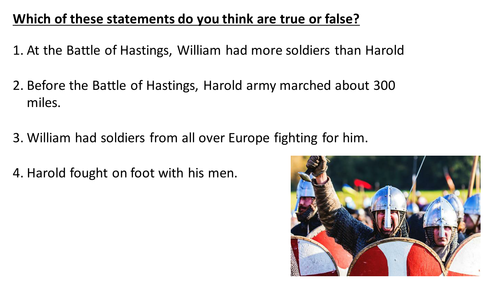 *6 Full Lessons* Battle of Hastings 1066 | Teaching Resources