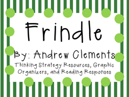 Frindle by Andrew Clements- A Complete Novel Study! | Teaching Resources