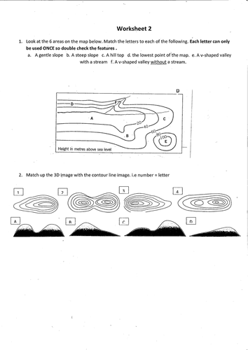 How do you measure height on a map? | Teaching Resources