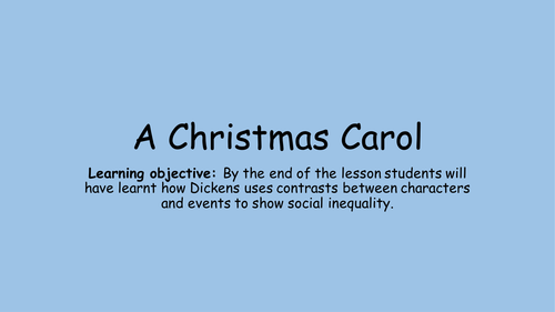 A Christmas Carol scheme of work | Teaching Resources