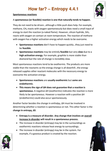 Entropy What is entropy and application to physical and chemical ...