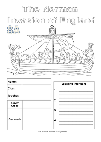 The Norman Invasion of England (Pupil workbook) | Teaching Resources