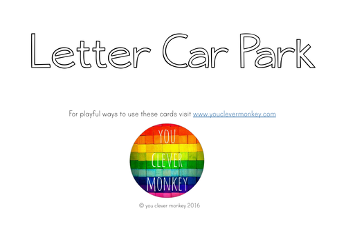 Alphabet Car Park Mats | Teaching Resources