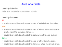 Area: Circle | Teaching Resources