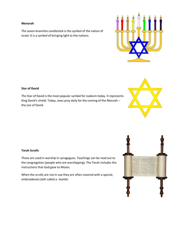GCSE RE RS Jewish Personal Worship Whole Lesson inc Differentiated ...