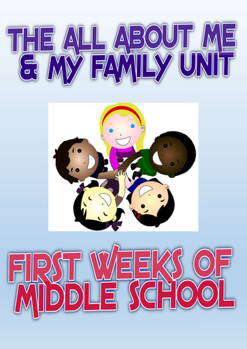Back to school: All About Me and My Family. First Weeks of Middle ...