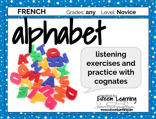 Alphabet Practice in French | Teaching Resources