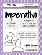 Italian Imperative Lesson & Practice | Teaching Resources