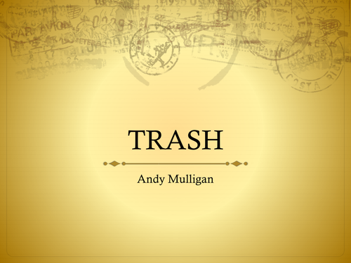 Trash Book Cover Comparison PPT | Teaching Resources