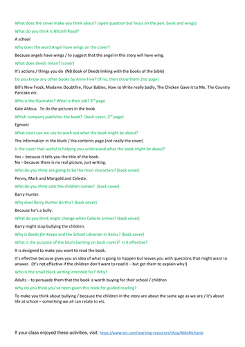 A complete half term's guided reading for Y3 or Y4 - collection 4 ...