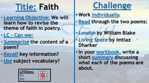 WJEC/EDUQAS Poetry Anthology | Teaching Resources