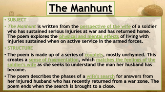 😎 The manhunt poem. Compare the Poem 'the Manhunt' and 'Quickdraw ...