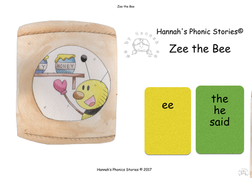 Zee the bee, Phonic Story Pack, ee sound | Teaching Resources