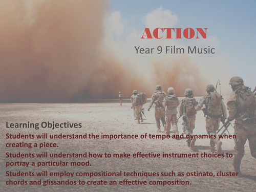 Film Music (Lesson Four) | Teaching Resources