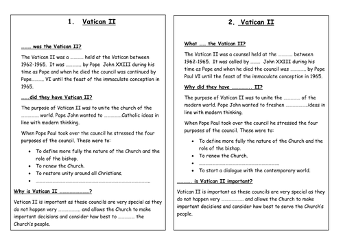 Vatican II | Teaching Resources