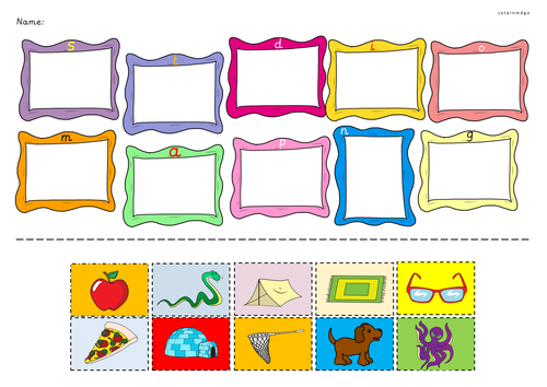 Phase 2 Initial Sounds Sorting Activity | Teaching Resources