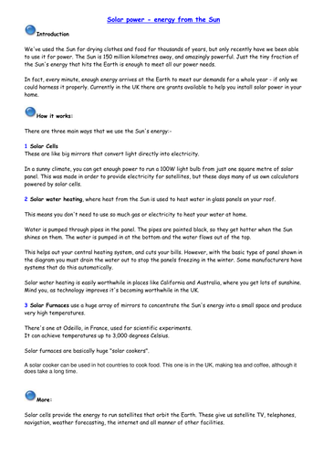 Energy | Teaching Resources