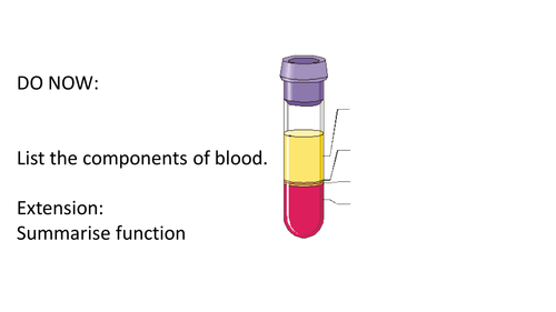AQA Biology GCSE Artificial Blood | Teaching Resources