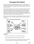 Transport Revolution in Britain 1750 - 1900 by Roy_Huggins | Teaching ...