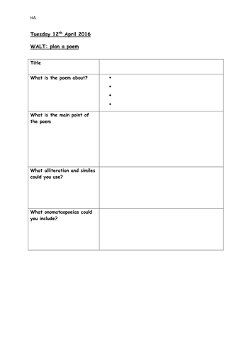Planning grids for writing KS1 KS2 | Teaching Resources