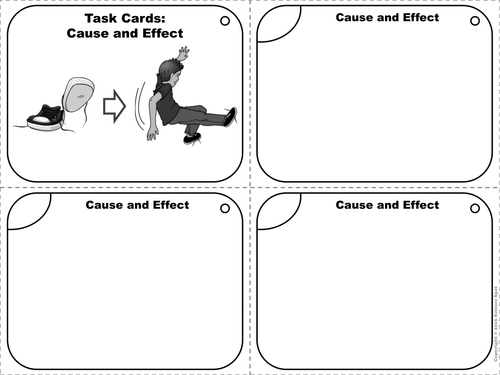 Cause and Effect Task Cards | Teaching Resources