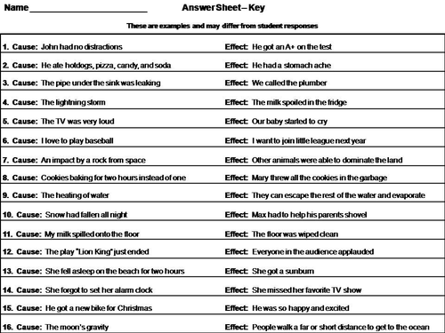 Cause and Effect Task Cards | Teaching Resources