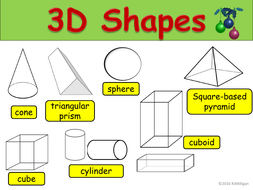 3D Shapes Christmas Theme - Presentation, Lesson Plan and Worksheet ...