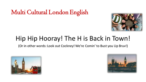 Multi Cultural London English MLE | Teaching Resources
