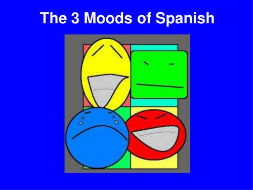 The 3 Moods of Spanish (intro to the Subjunctive) | Teaching Resources