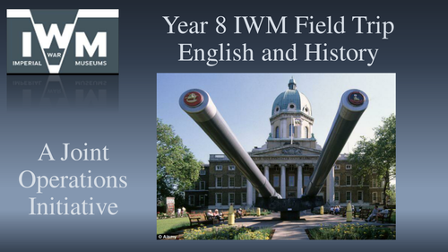 Imperial War Museum Joint English History Trip resources WWI Poetry and ...