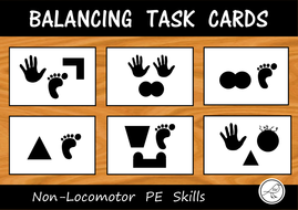 Balance Task Cards for PE | Teaching Resources