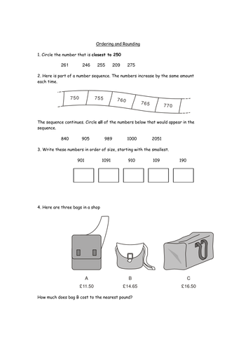 14 Maths Homework Worksheets Year 6 | Teaching Resources