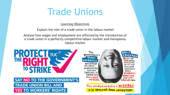 Trade Union Negotiations Worksheet and Presentation | Teaching Resources