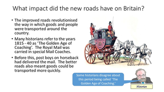 Transport Revolution 1750 - 1900: Roads | Teaching Resources