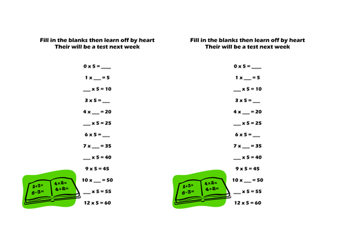 Year 3/4 maths and English/ spelling homework | Teaching Resources