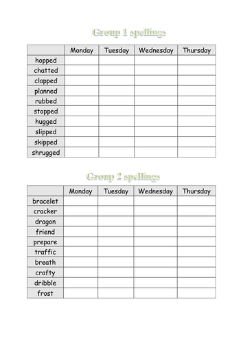 Year 3/4 maths and English/ spelling homework | Teaching Resources