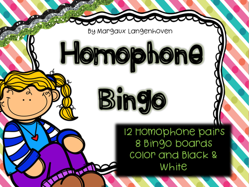 Homophone Bingo | Teaching Resources