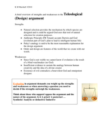 Teleological Argument Paley Generic worksheets and resources | Teaching ...