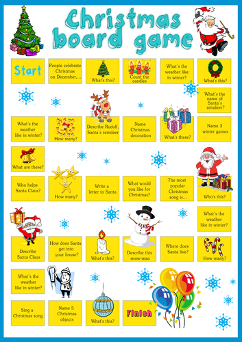 Christmas board game | Teaching Resources
