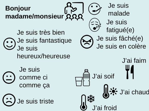 Introduction Hair and Eye Colour French | Teaching Resources