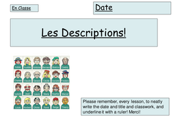 Introduction Hair and Eye Colour French by mrsjlea | Teaching Resources