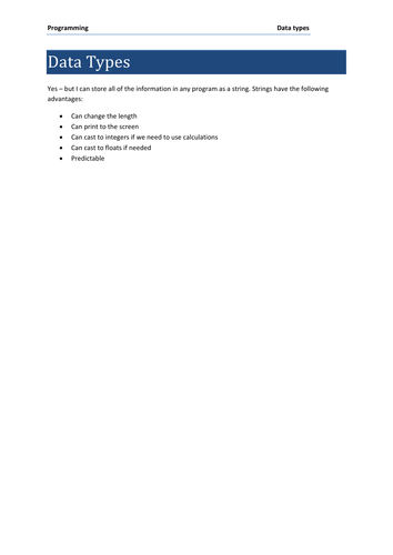 2.2 Programming techniques for Python - GCSE Computer Science OCR 9-1 ...