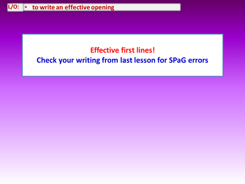 Creative Writing Full Scheme of Work & Resources - KS3 & KS4 | Teaching ...